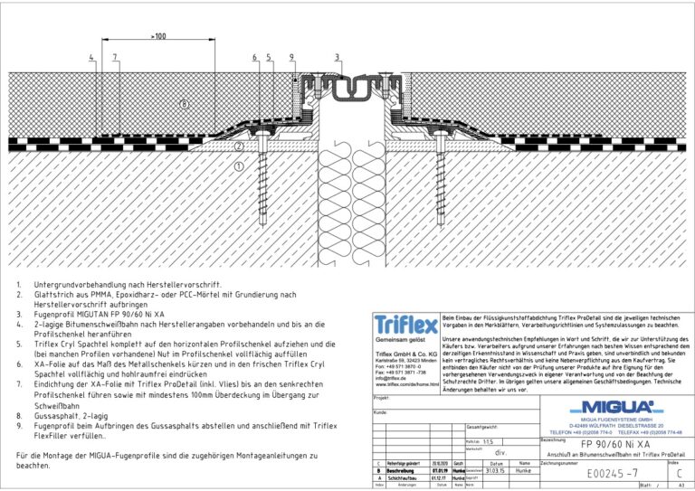 MIGUA Fugenverbau – RS-Abdichtungstechnik
